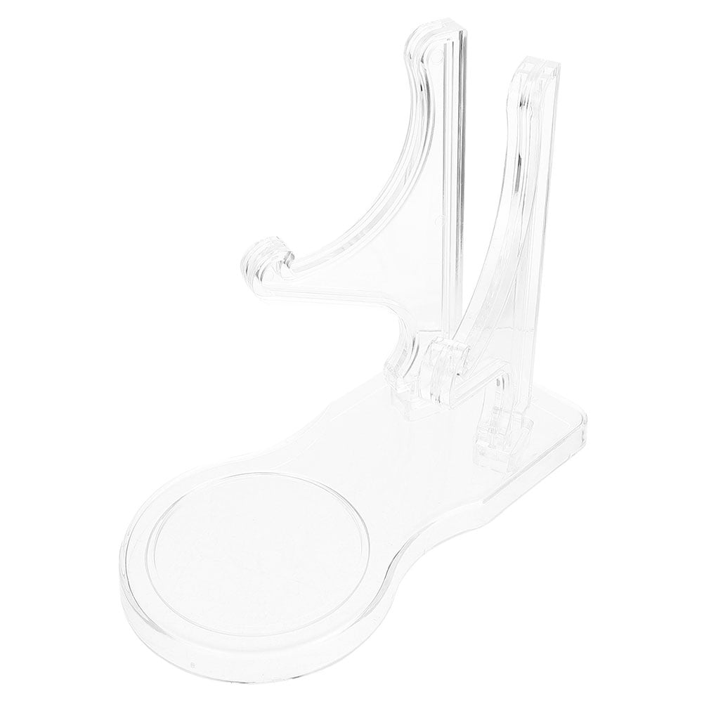 WSTEER Clear Teacup Saucer Display Easel Stand Holder Acrylic Saucer ...