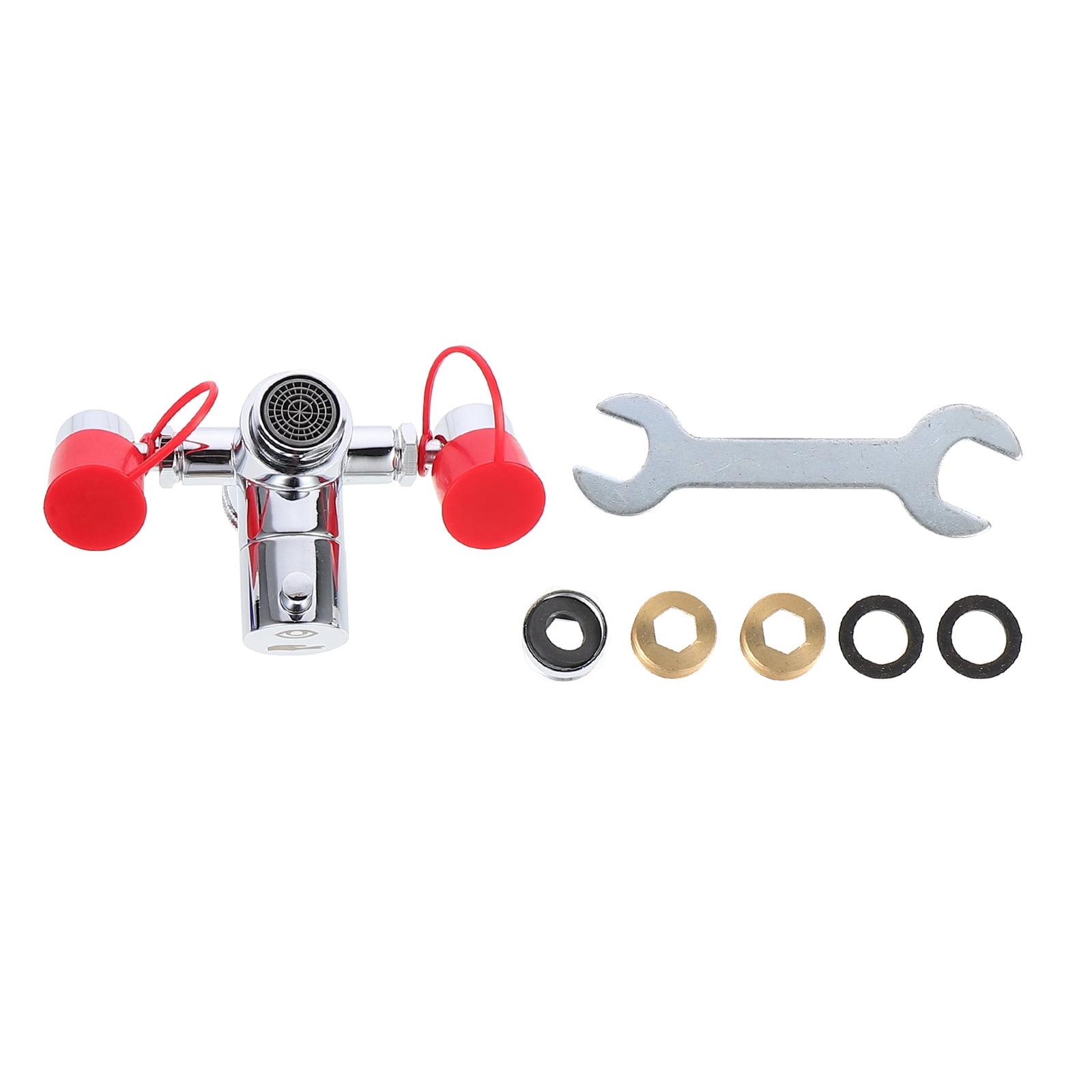 WSTEER Eyewash Stations Faucet Mounted Eye Wash Station Eye Flush ...