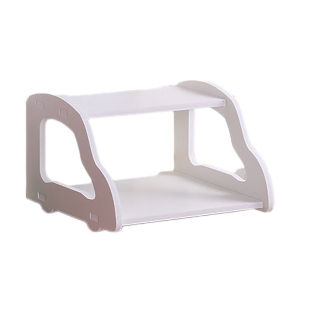 WSTEER Floating Router Shelf Detachable Creative Storage Box 2-Tier Car ...