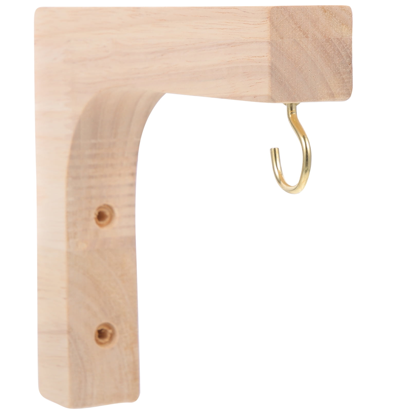 WSTEER Household Hanger Plant Hanger Bracket Wood Wall Plant Hanger for ...