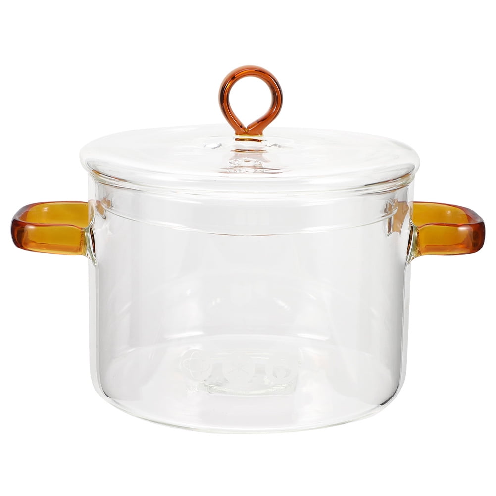 WSTEER Kitchen Glass Stew Pot Braised Kitchen Cookware Microwave Oven ...