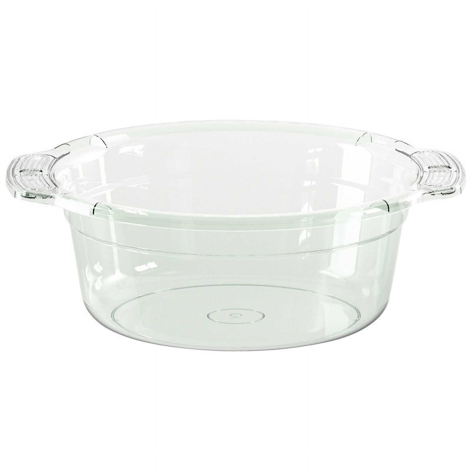 WSTEER Kitchen Washing Basin Clothes Washing Basin Clear Wash Basin ...