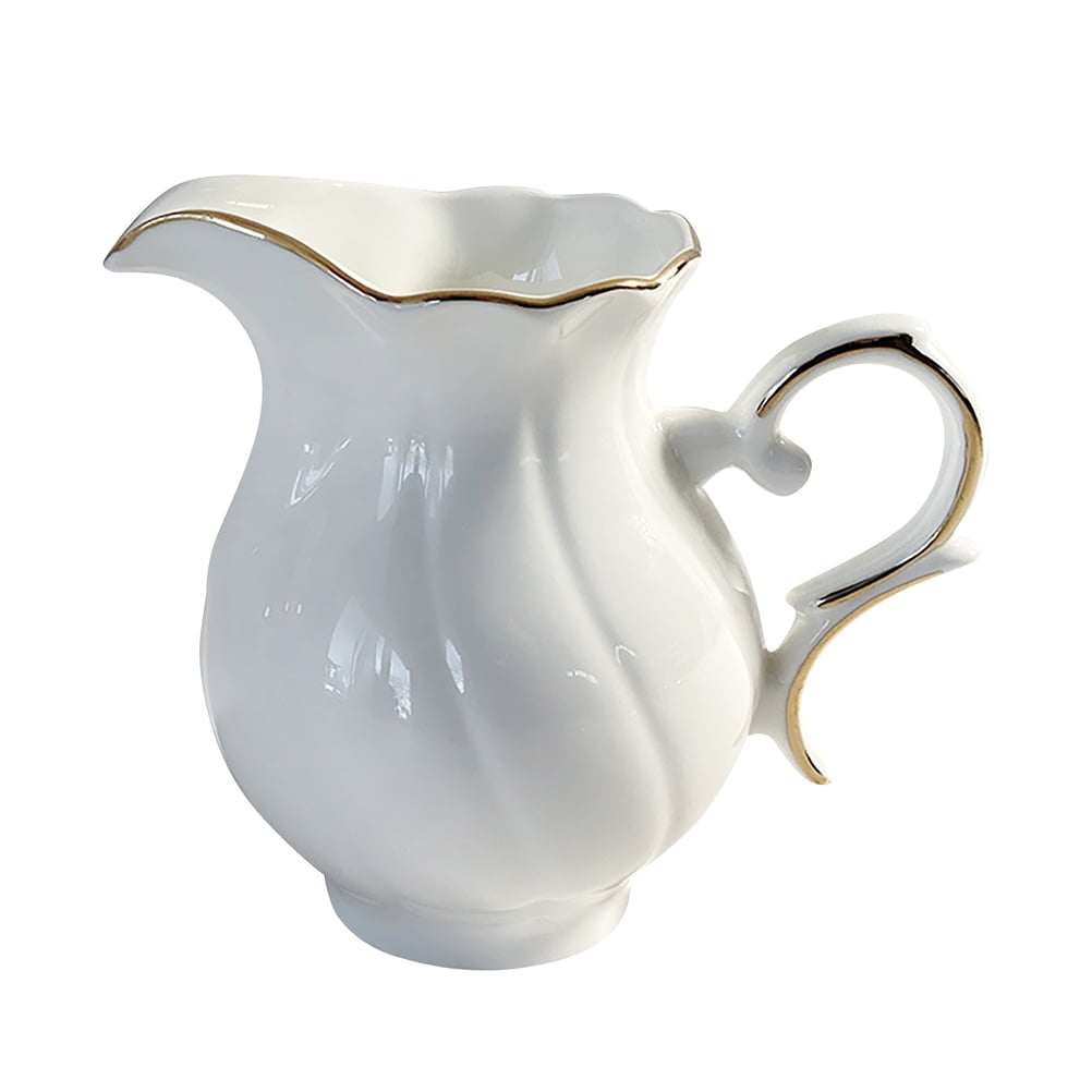 WSTEER Milk Jug Ceramic Milk Kettle Coffee Pull Flower Cup Coffee ...