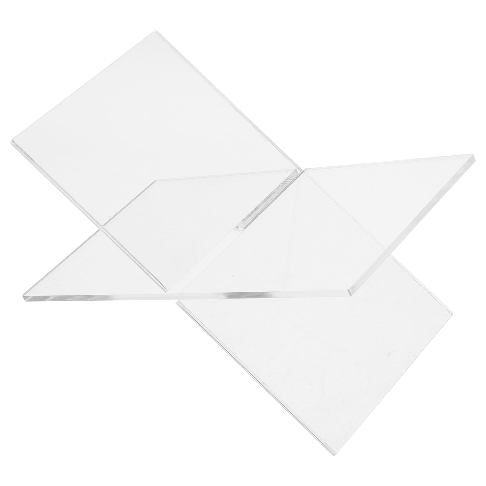 WSTEER Open Magazine Display Stand Desktop Book Holder Acrylic Book ...