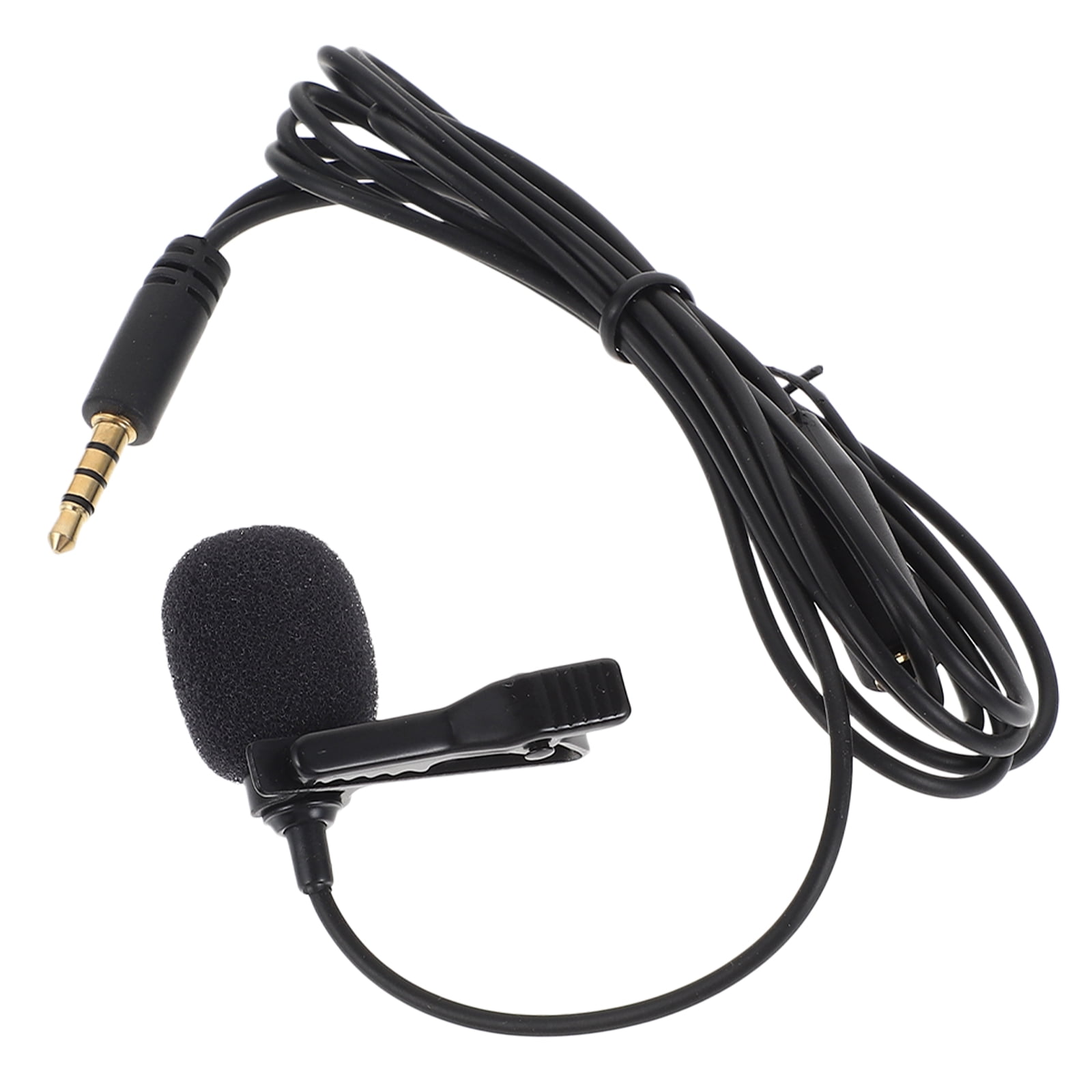 WSTEER Professional Lapel Microphones Portable Clip-on Microphone Wired ...