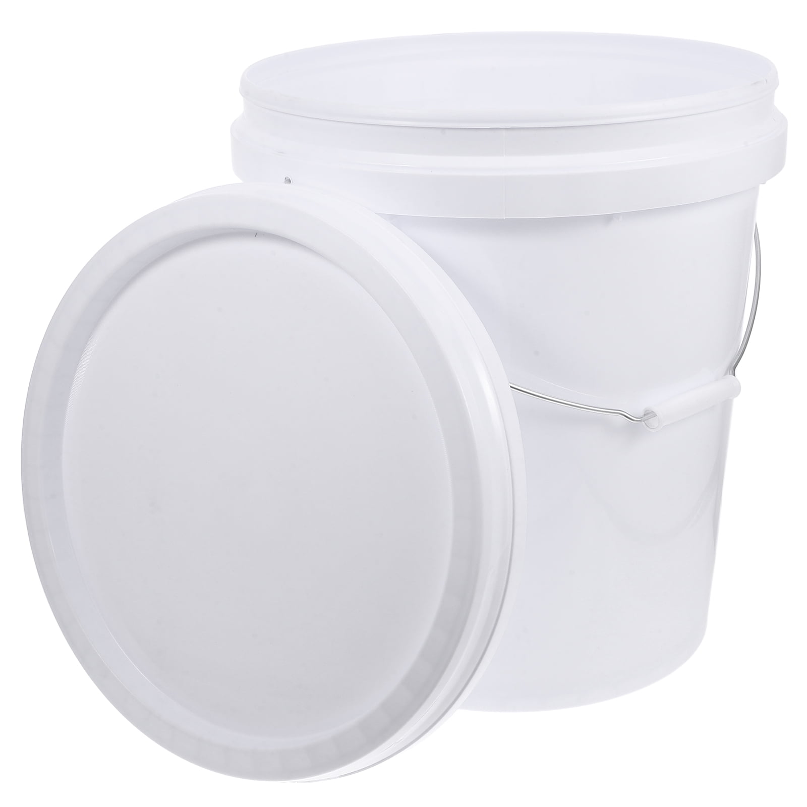 WSTEER Round Bucket Paint Bucket Empty Pigment Bucket 25 Liter Color ...