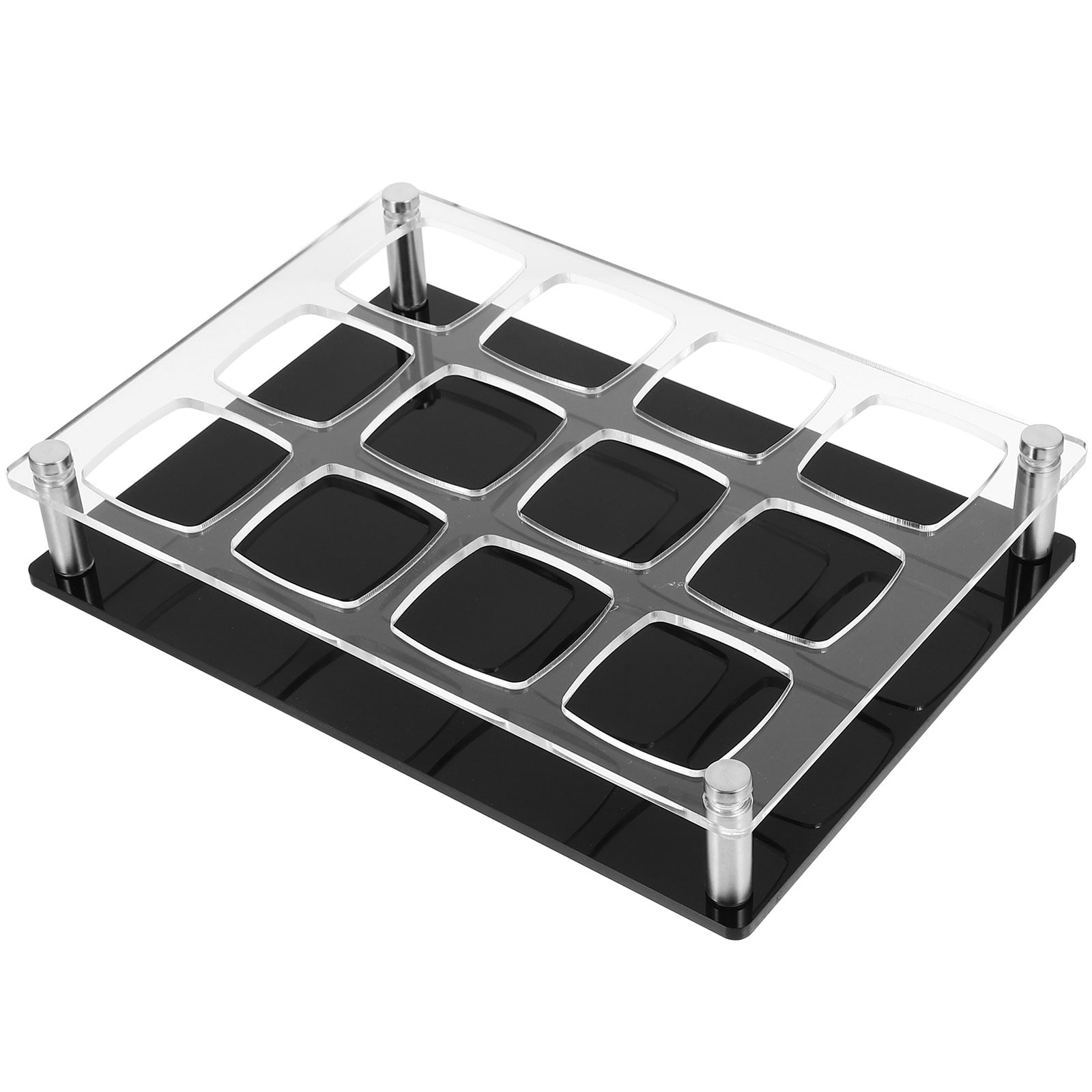 WSTEER Shot Glasses Tray Holder Organizer Base Clear Whiskey Tequila ...
