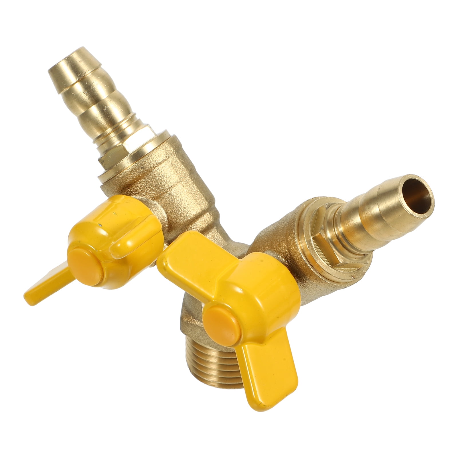 WSTEER Shut-off Valve Hose Barb Valve Y Shaped Ball Valve 3-way Shut ...