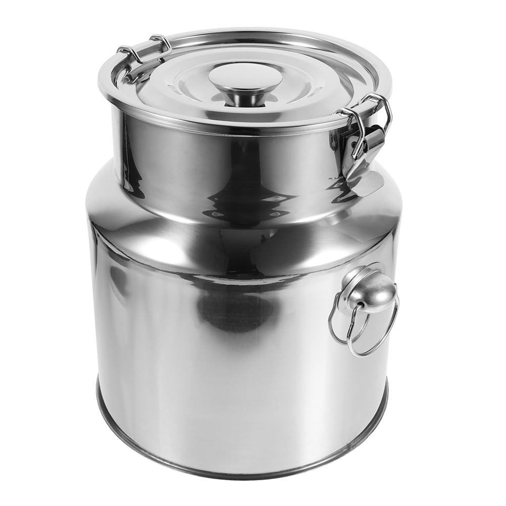 UPGRATOR Stainless Steel Food Storage Bucket for Home Use and with ...