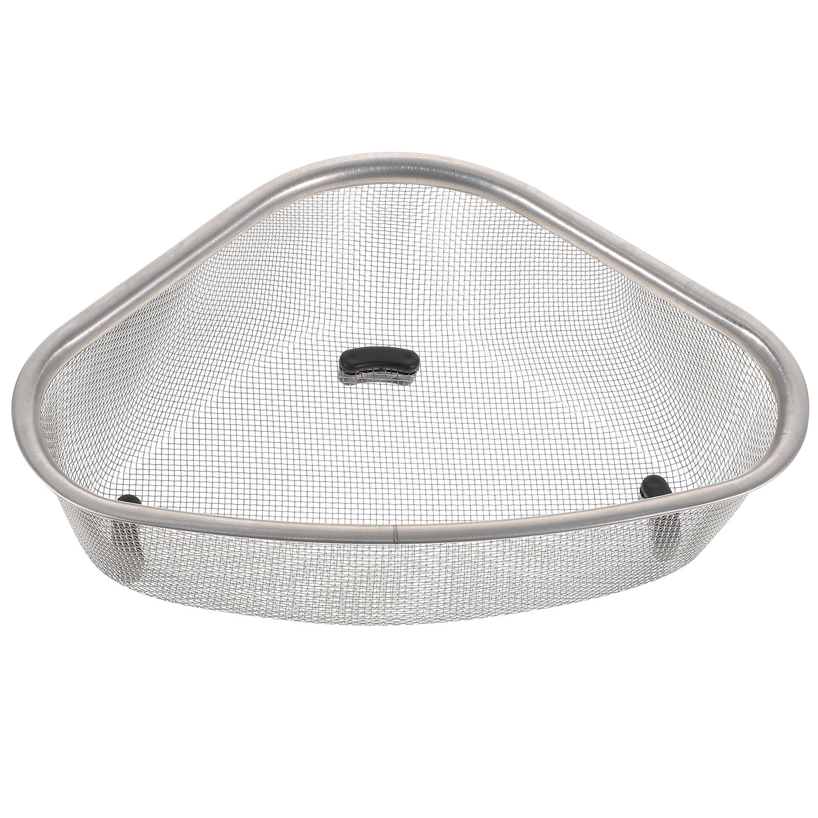 WSTEER Triangle Drain Basket Sink Corner Draining Basket Kitchen Food ...