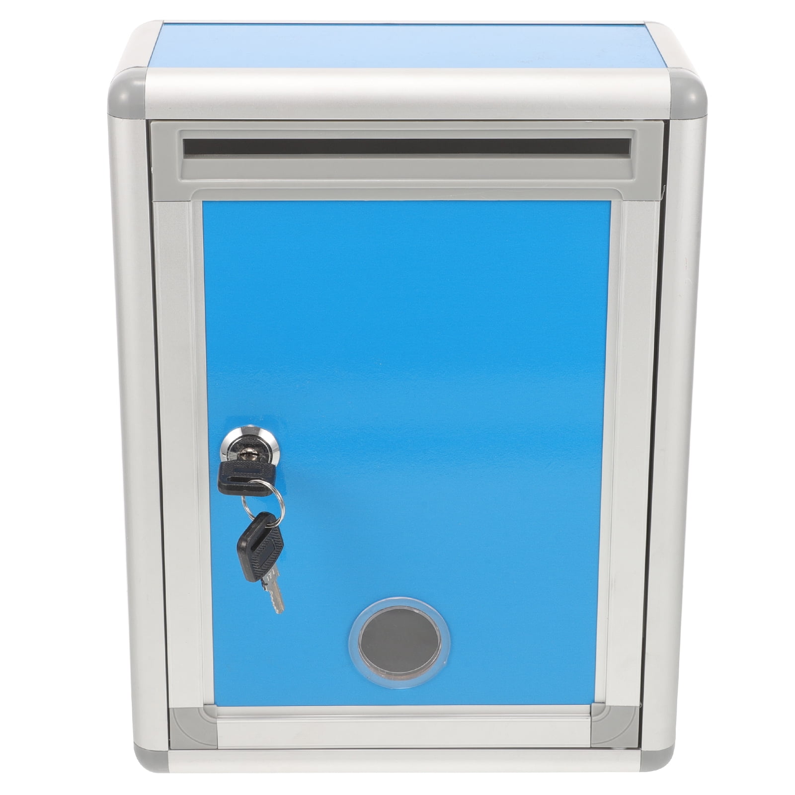 WSTEER Wall Mount Mailbox Reusable Post Box Locking Letter Box ...