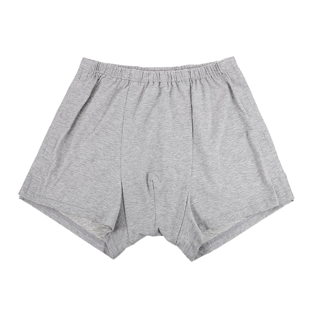 WSTEER Washable Incontinence Underwear Men Reusable Cotton Incontinence ...