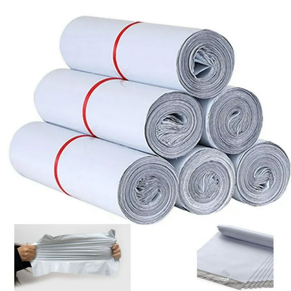 WSYW 100Pack Poly Mailers Shipping Envelopes Self Sealing Plastic ...