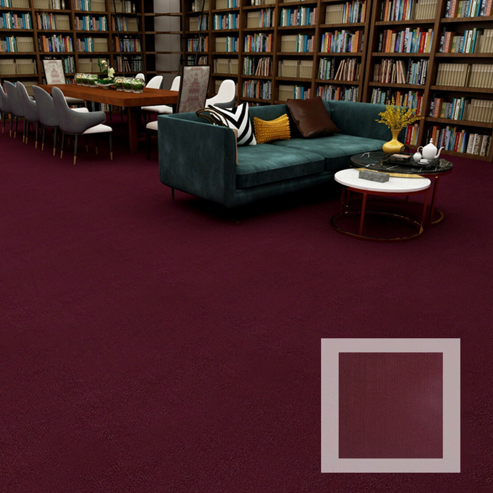 "WSYW 12 Pcs 12""x12"" Self-Stick, Removable, Eco-Friendly & Stain ...