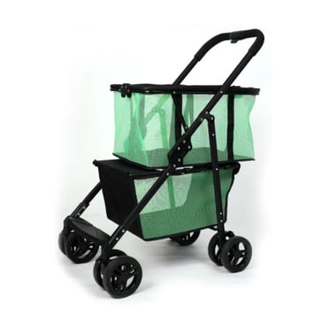 CLAX® Collapsible Trolley | Folding Mobile Utility Cart for Shopping ...