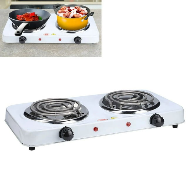 WSYW 2000W Portable Electric Dual Mini Table Double Burner Hot Plate ...