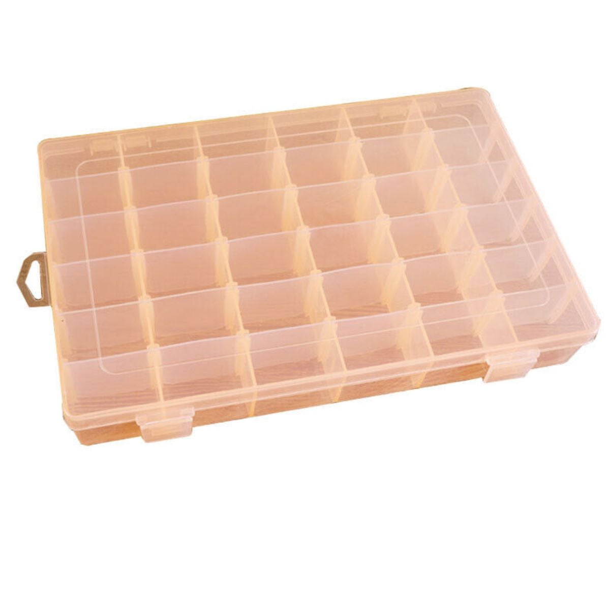 WSYW 36 Grids Organizer Box Plastic Jewelry Storage Box w/Adjustable ...