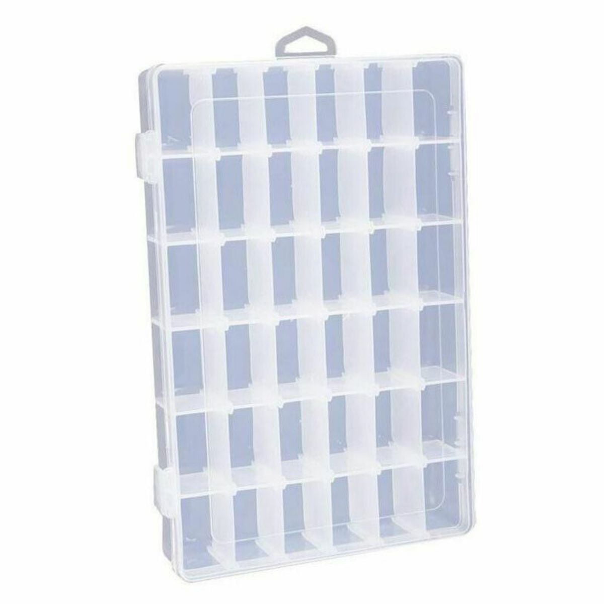 WSYW 36 Grids Organizer Box Plastic Jewelry Storage Box w/Adjustable ...