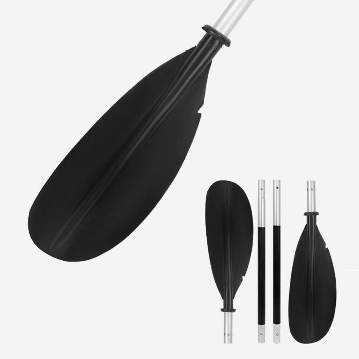 WSYW Aluminum Kayak Canoe Paddle 87inch Double-Ended Detachable Canoe ...