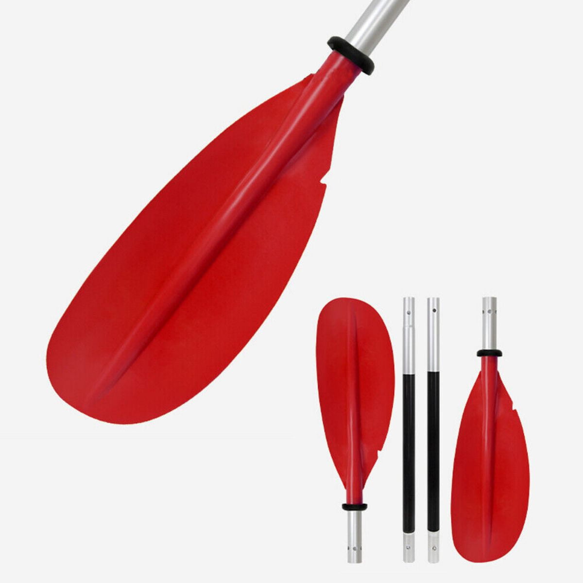 WSYW Aluminum Kayak Canoe Paddle 87inch Double-Ended Detachable Canoe ...
