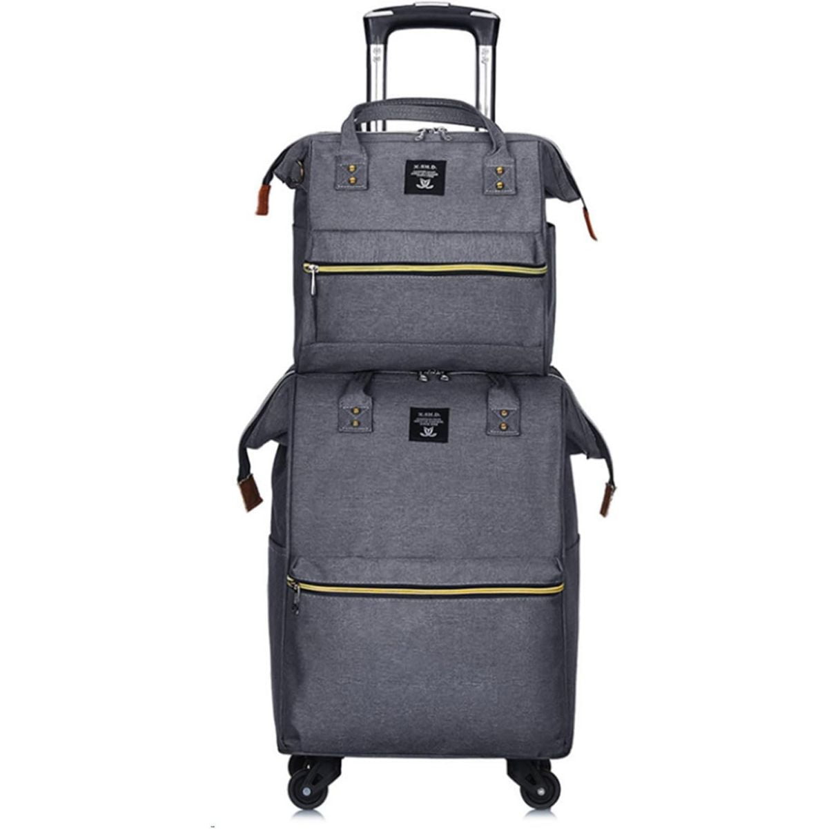 WSYW Carry On Luggage with Duffel, 20” Softside Upright Luggage ...