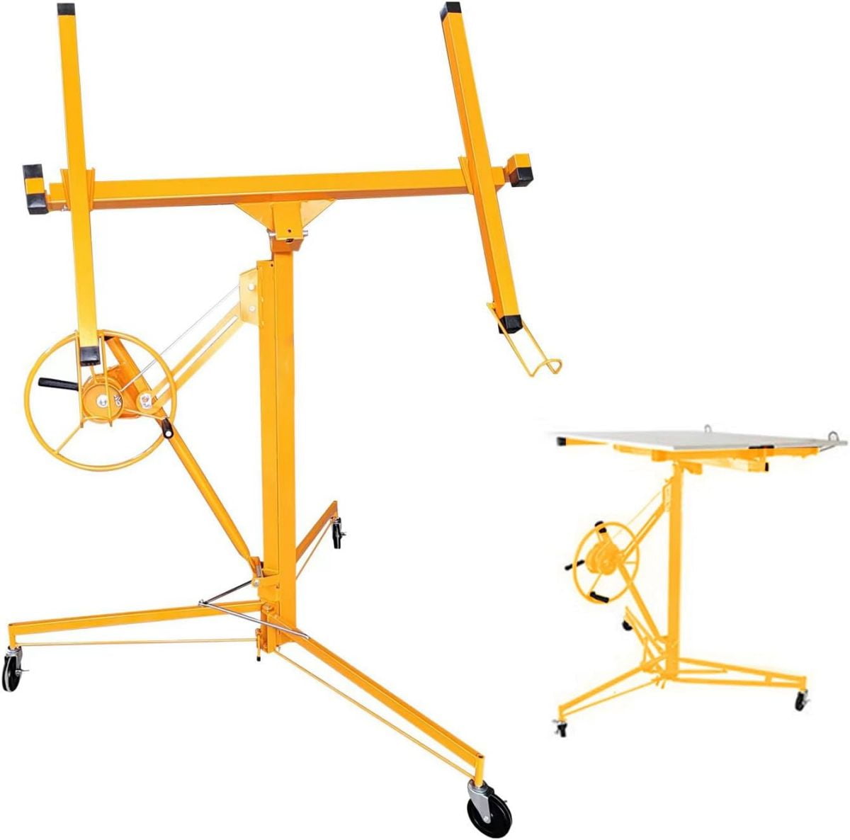 WSYW Drywall Lift 11ft Rolling Panel 150 lbs Hoist Jack Lifter ...