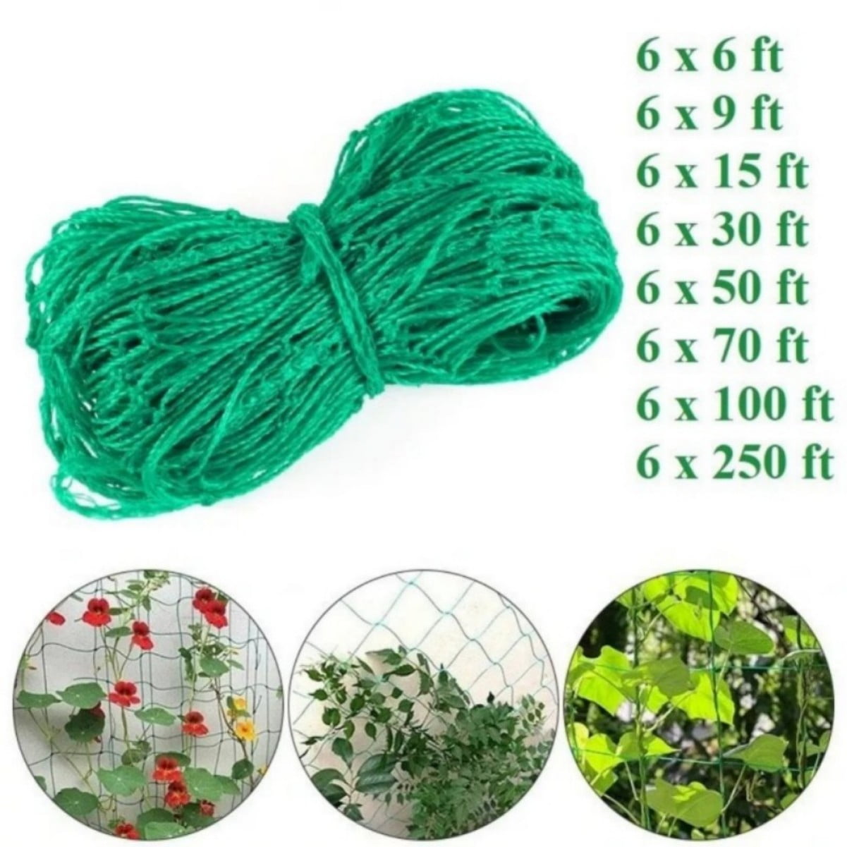 WSYW Garden Plant Climbing Net Trellis Netting Mesh Support Fruit Vine ...