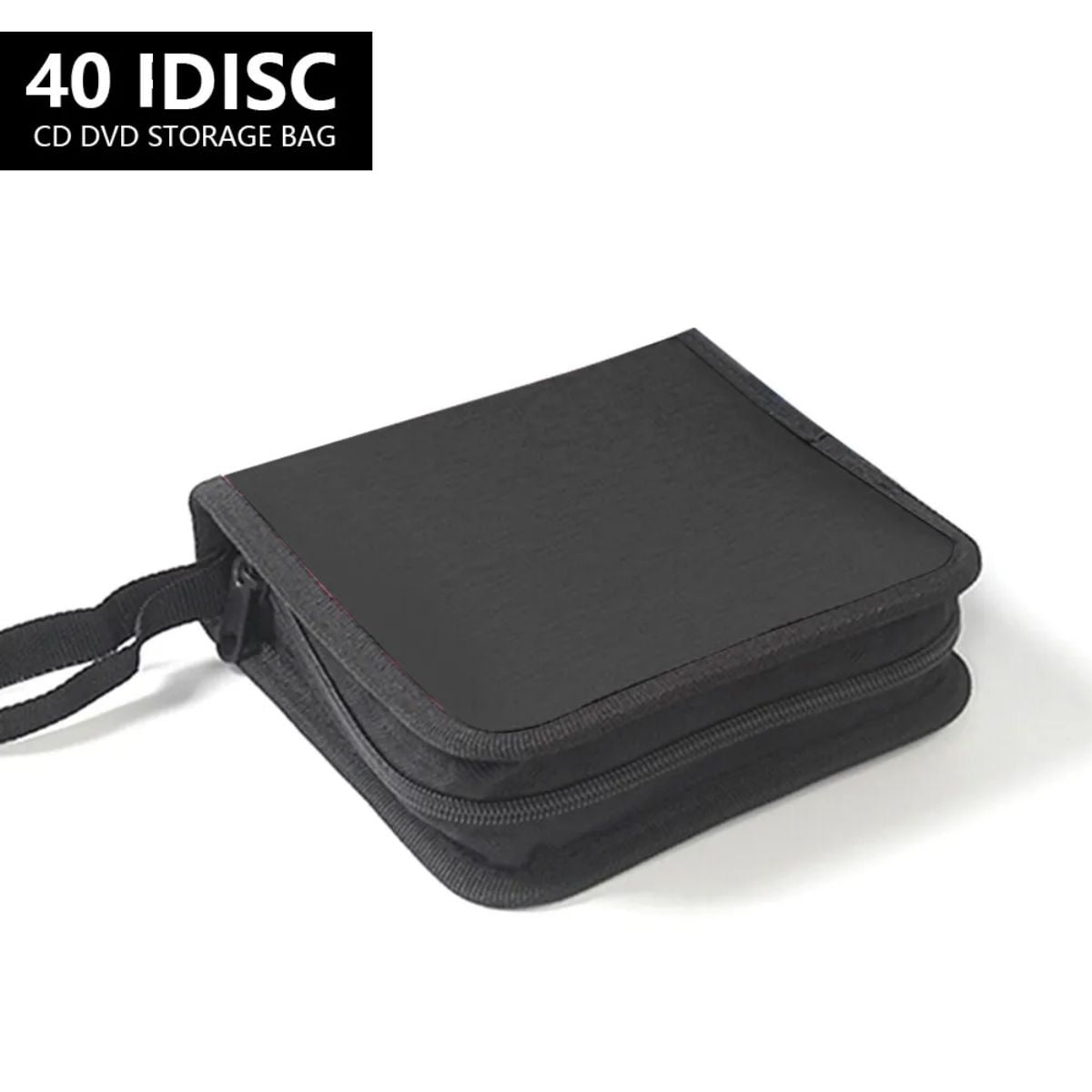 WSYW Portable 40 Disc CD DVD Storage Bag Wallet Holder Case Box ...
