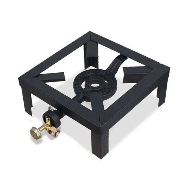 WSYW Portable Camping Stoves 1 Burner Large Fire Iron Propane Gas LPG ...