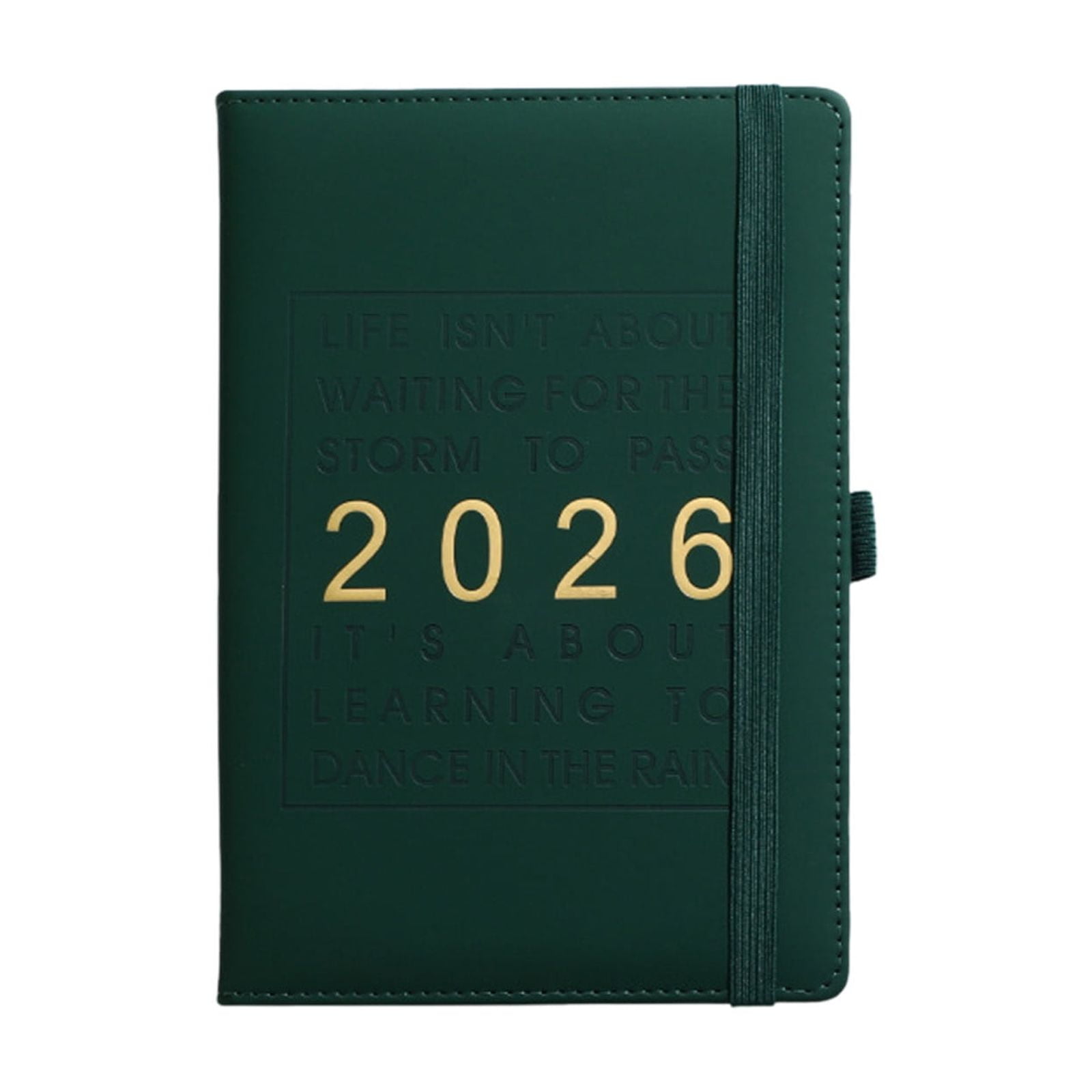 WSZZL 2026 Daily Planner, Hourly Schedule, Calendar Organizer, Leather ...