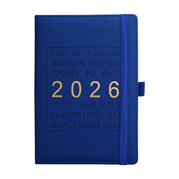 WSZZL 2026 Daily Planner, Hourly Schedule, Calendar Organizer, Leather ...