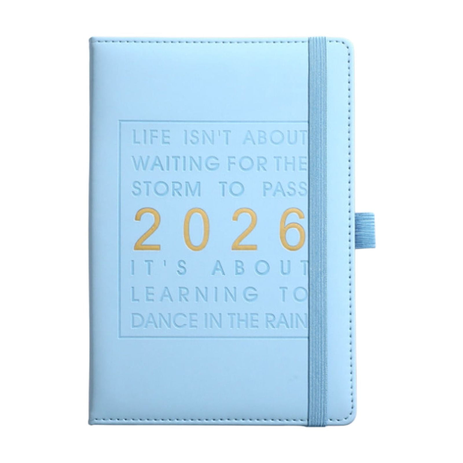 WSZZL 2026 Daily Planner, Hourly Schedule, Calendar Organizer, Leather ...