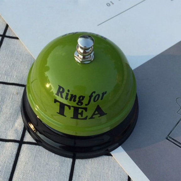 ASIAN HOME Call Bell, 3.35 Inch Diameter, Metal Bell, Yellow Smiley ...