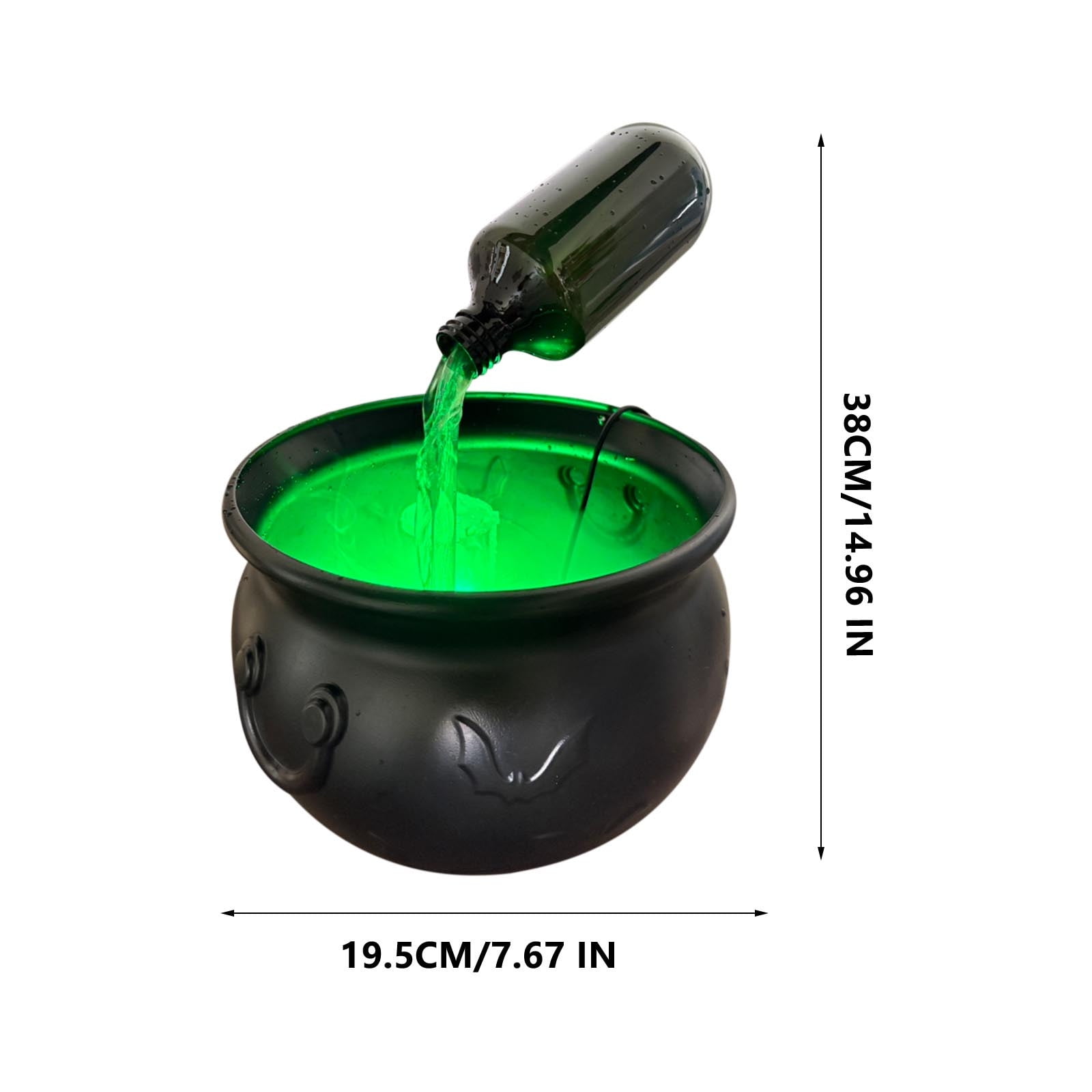 WSZZL Halloween Witch Bowl Decoration with Floating Diffuser, 8 Inch ...