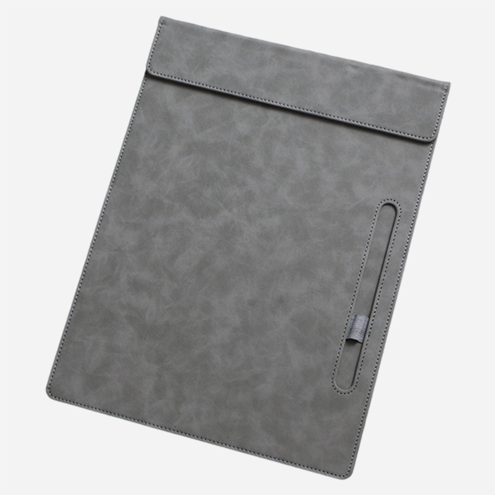 WSZZL Magnetic File Folder - Leather Office Writing Pad for Desk ...