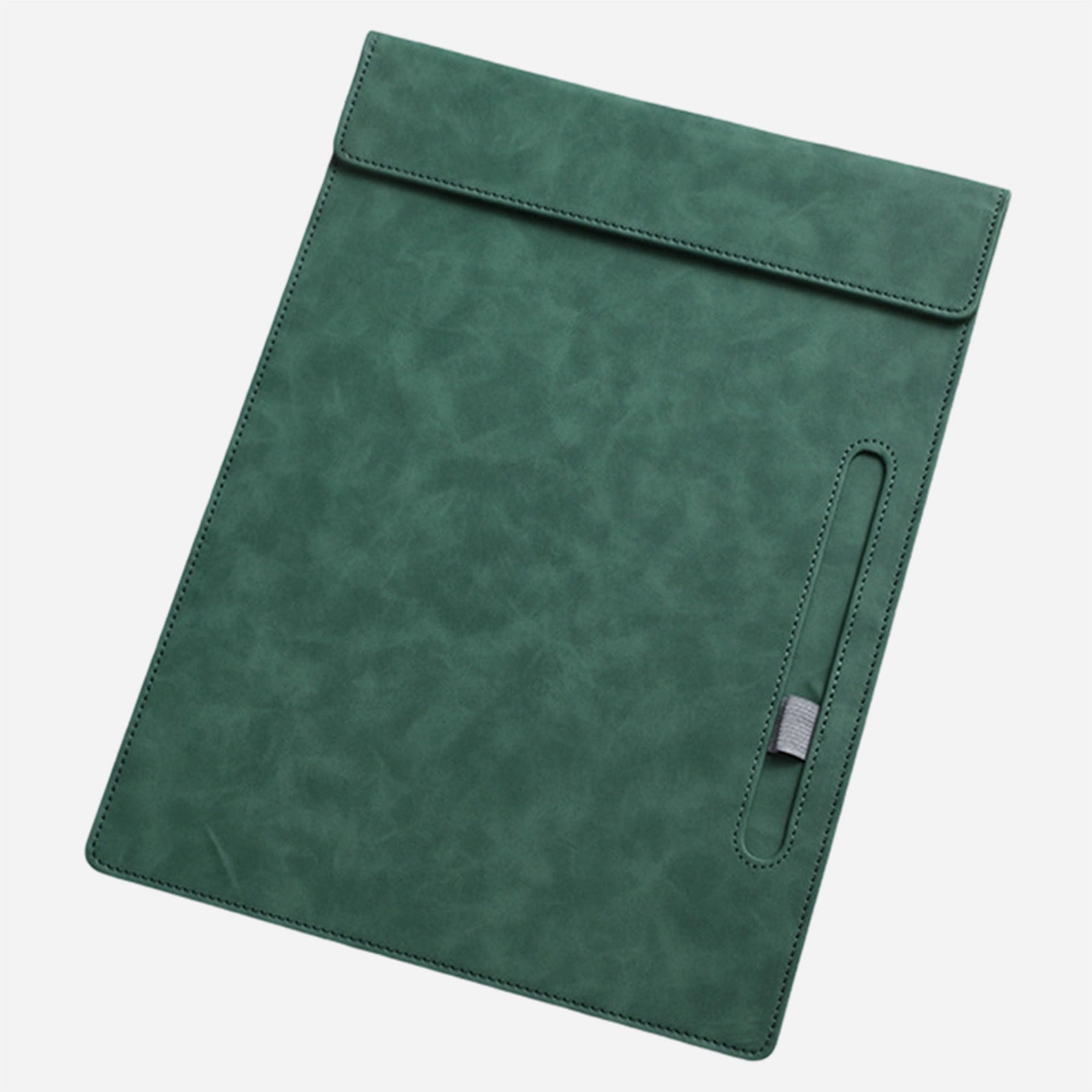 WSZZL Magnetic File Folder - Leather Office Writing Pad for Desk ...