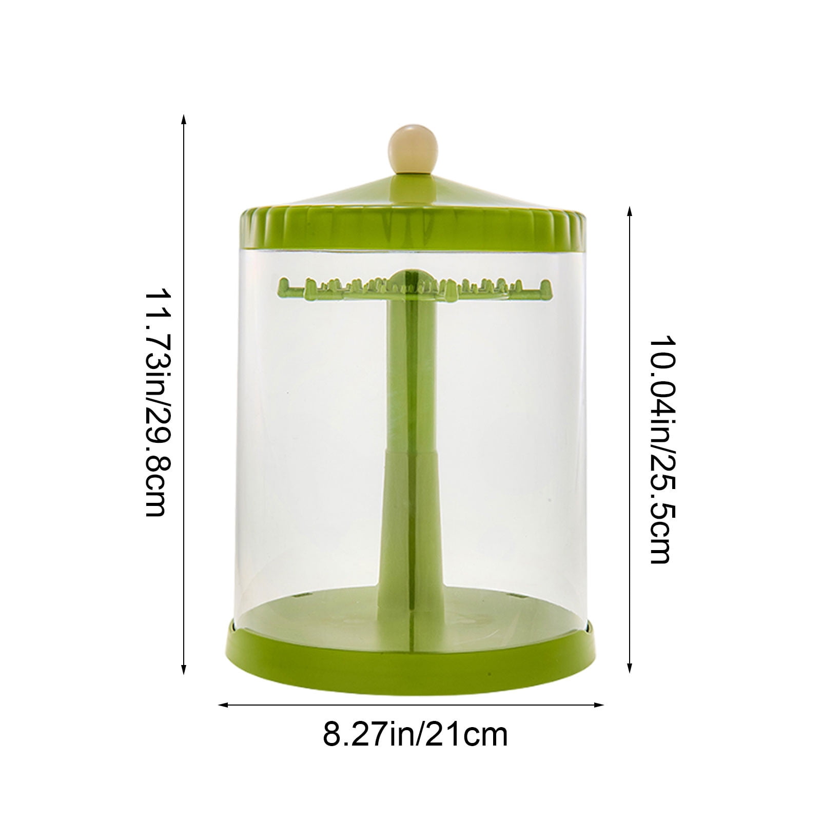 WSZZL Rotating Blinds Box Storage Rack - 360° Display Case for ...