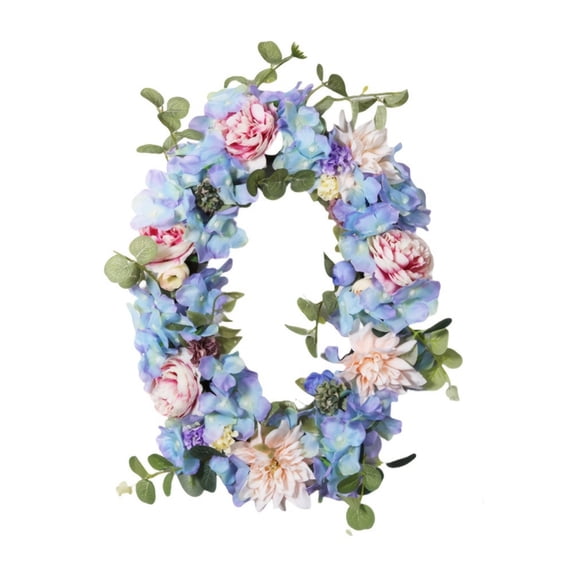 WSZZL Spring Flower Wreath, Small Bow Hanging Decoration, Perfect for ...