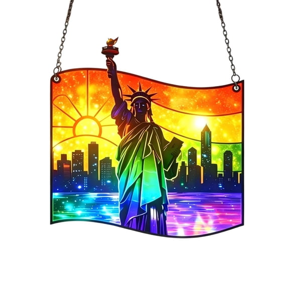 WSZZL Stunning Acrylic Statue Hanging Decor, Beautiful Light Refraction ...