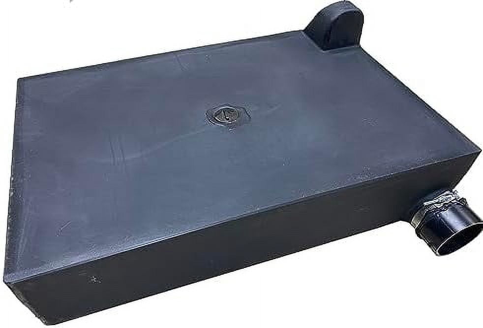 WT-1766 3" Black Water RV Waste Holding Tank 17 Gallon Concession and ...