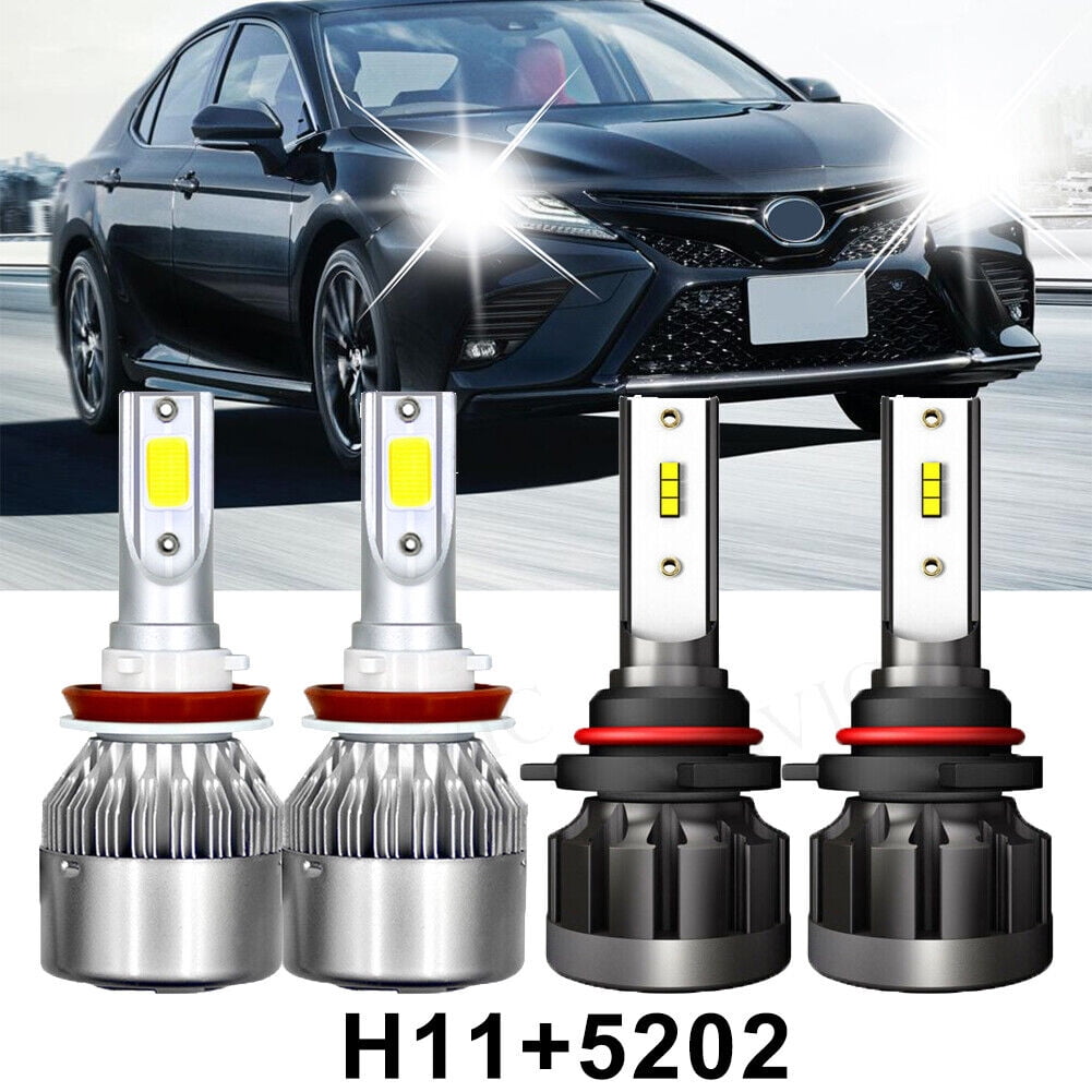 WT Custom Trail Boss White LED Headlight BulbsFor 2019 2020 2021 ...