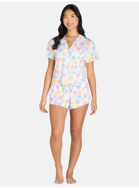 Womens Pajama Sets in Womens Pajamas & Loungewear - Walmart.com