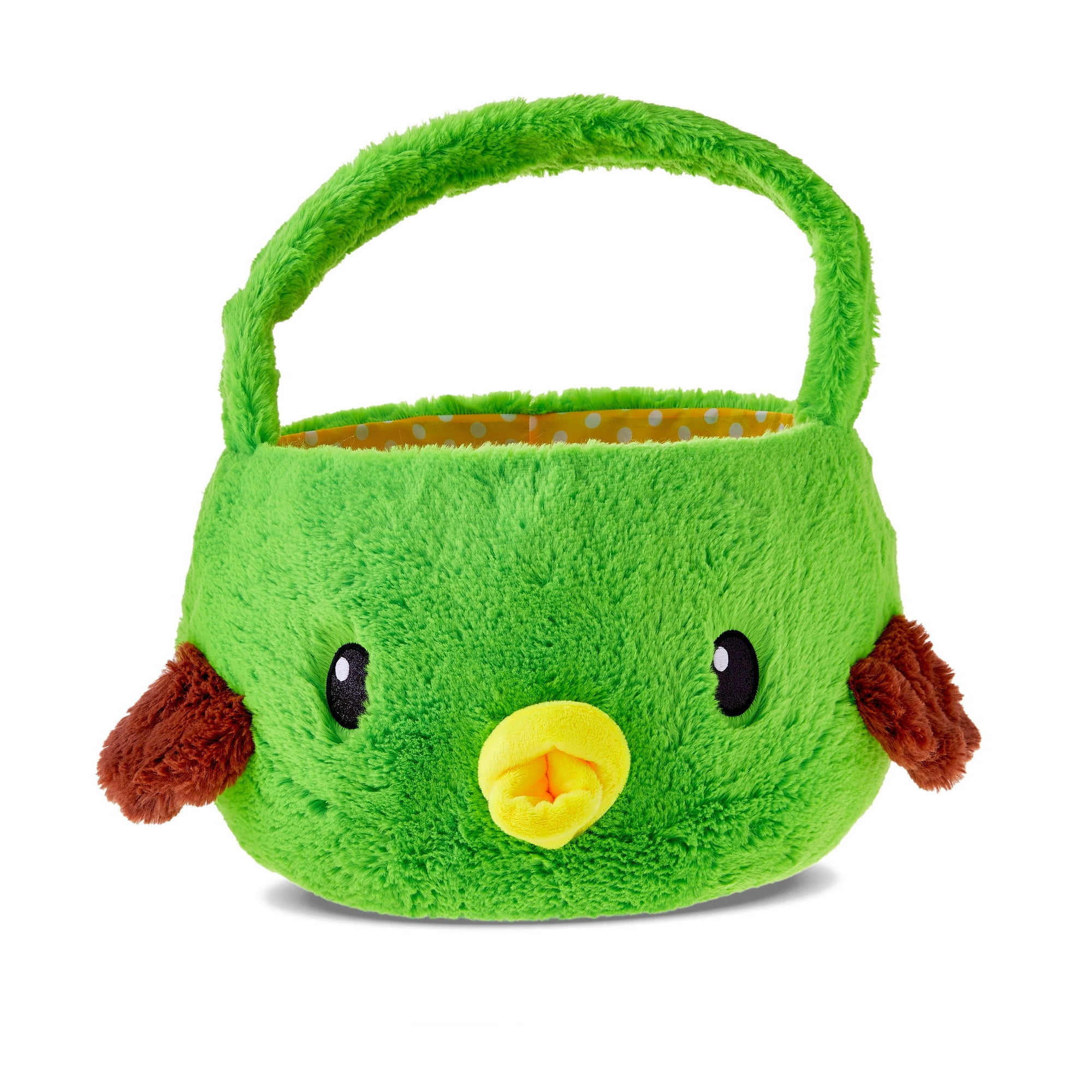 WTC Easter Jumbo Plush Mallard Basket 21” x 16” Adorable Easter Basket ...