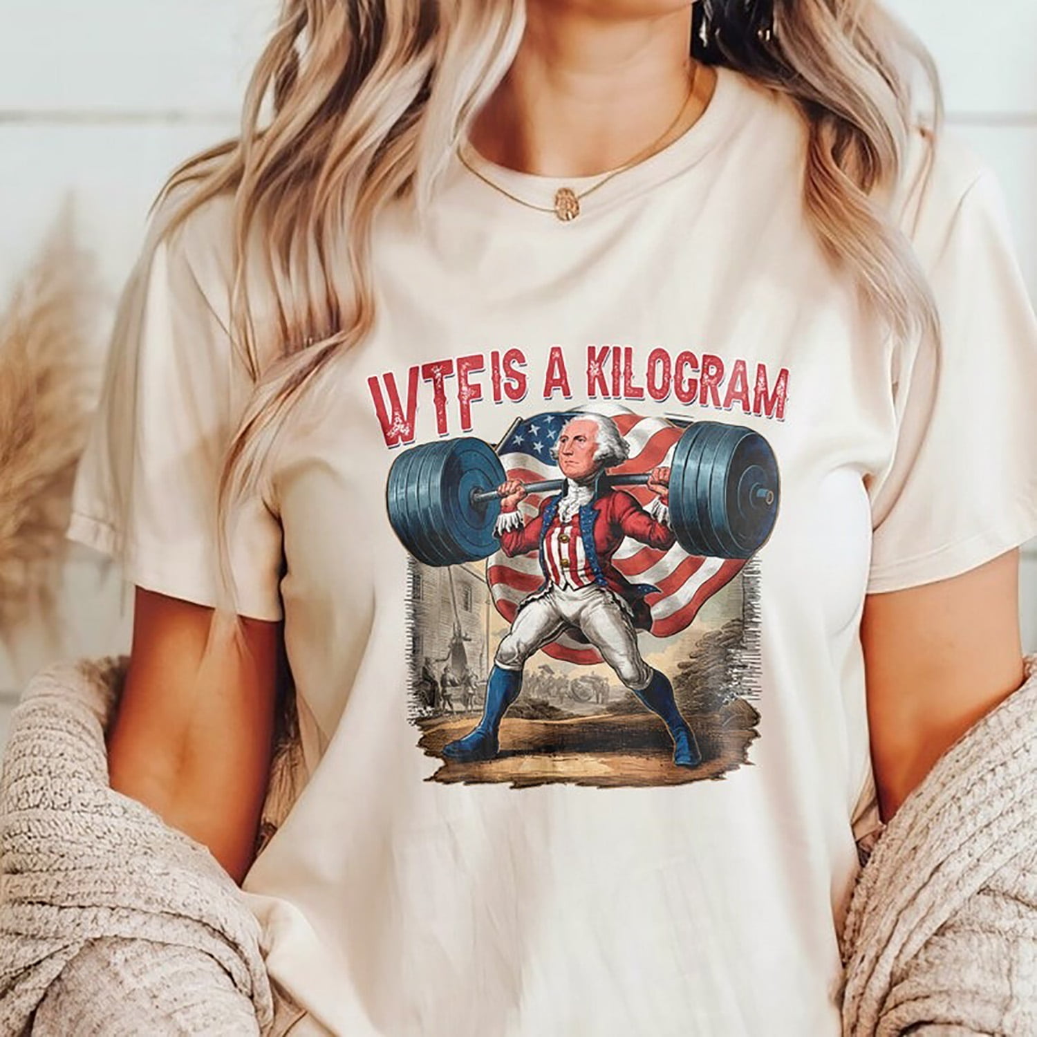WTF Is A Kilogram Shirt - Retro George Washington Funny T-shirt, Funny ...