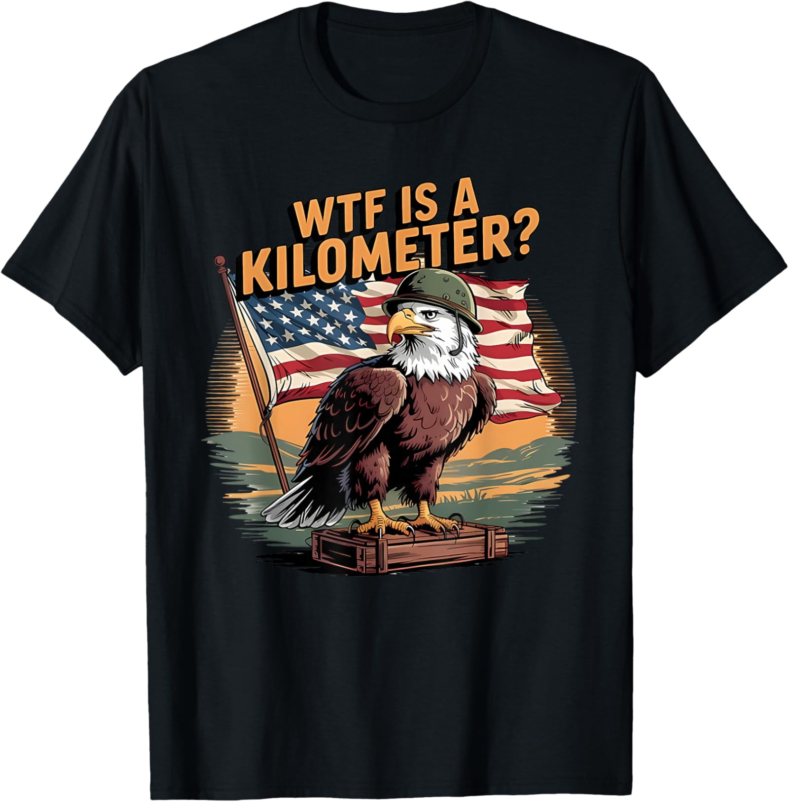 WTF Is A Kilometer 4th Of July T-Shirt (Size:4XL) - Walmart.com