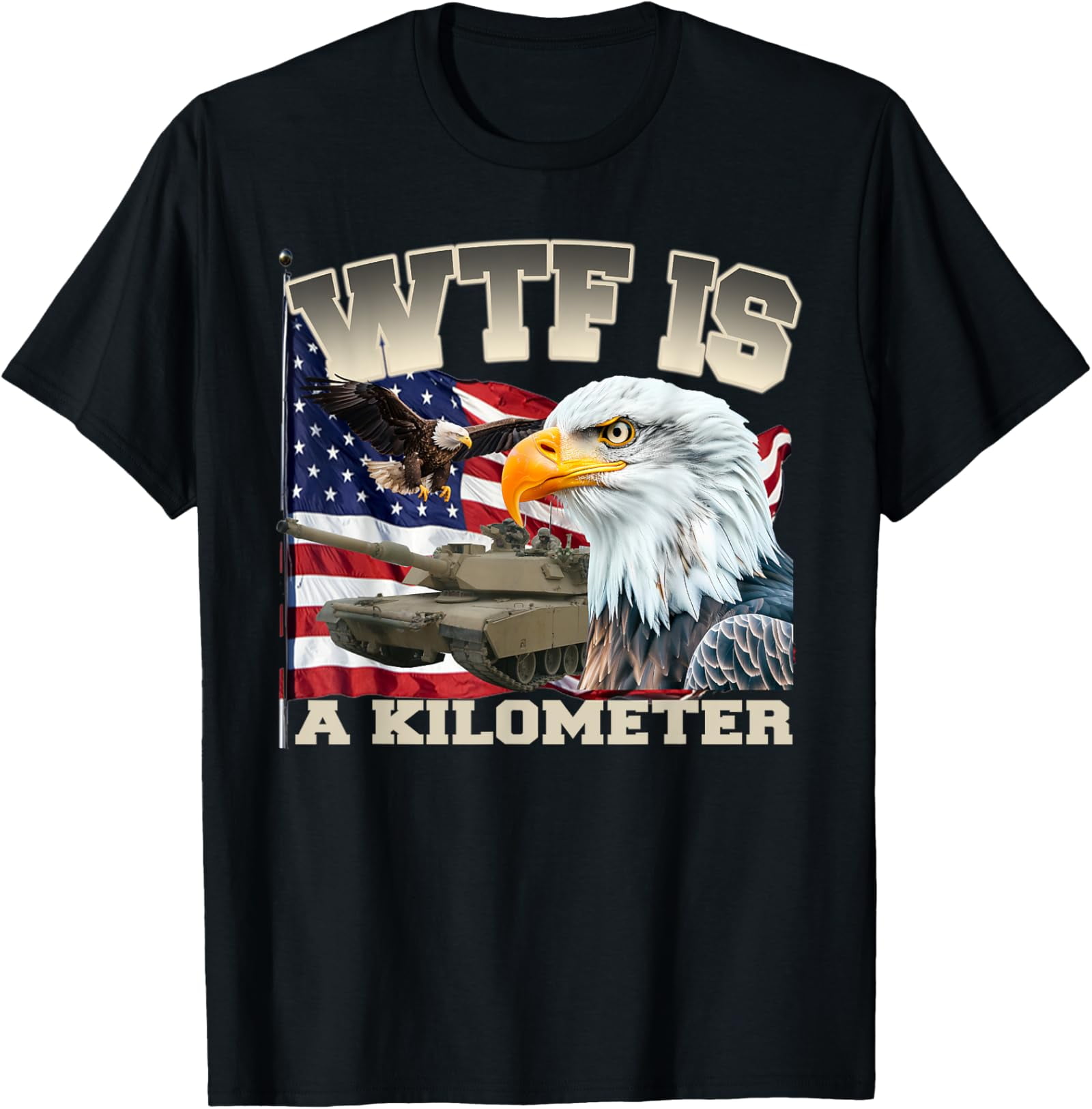 WTF Is A Kilometer Meme Print Funny Meme T-Shirt (Size:S) - Walmart.com