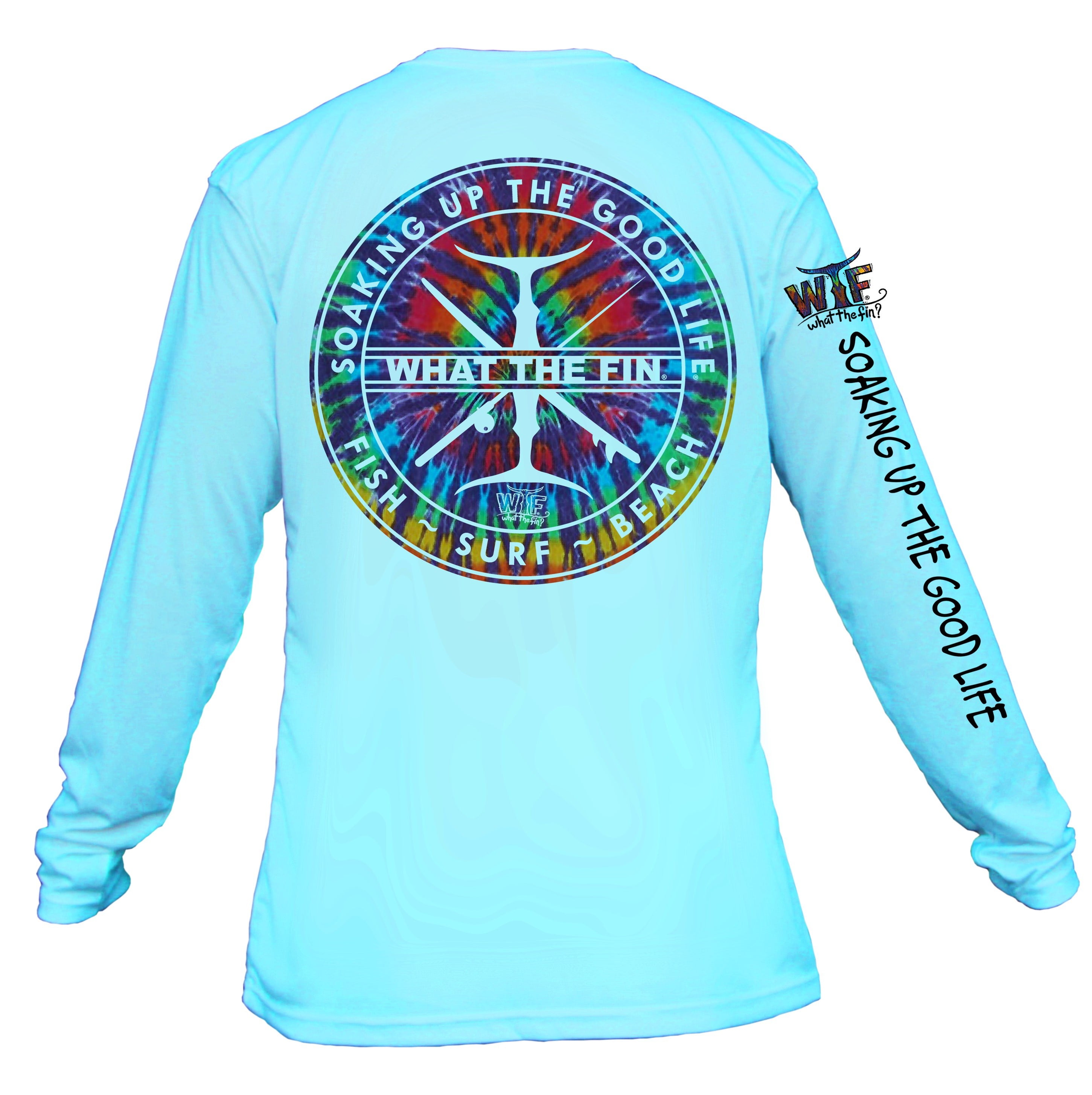 WTF - What The Fin? Long-Sleeve Performance Wicking Shirt - 2 Tail ...