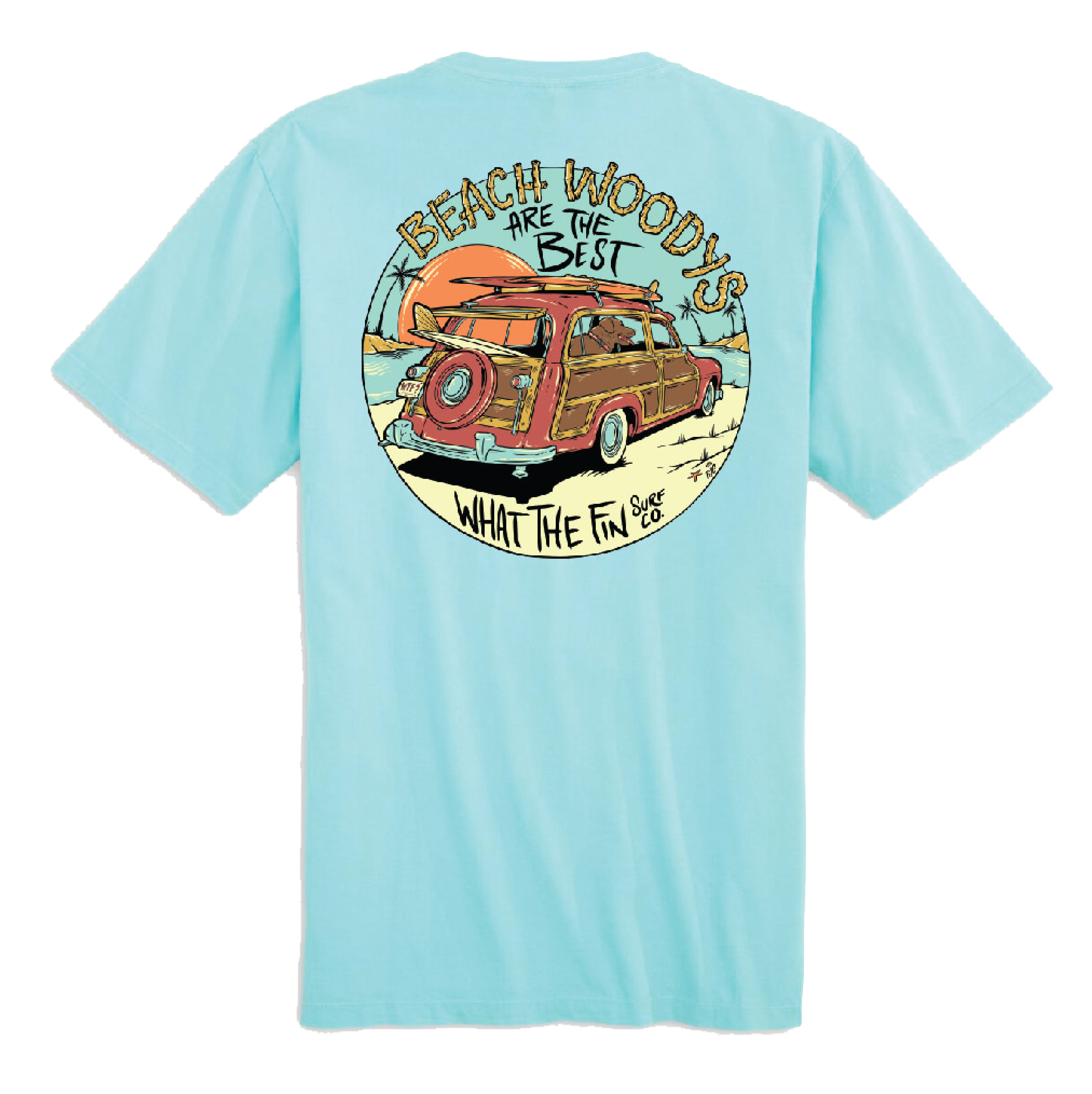 WTF - What The Fin? Short-Sleeve "Feels Good" Soft Cotton T-Shirt ...