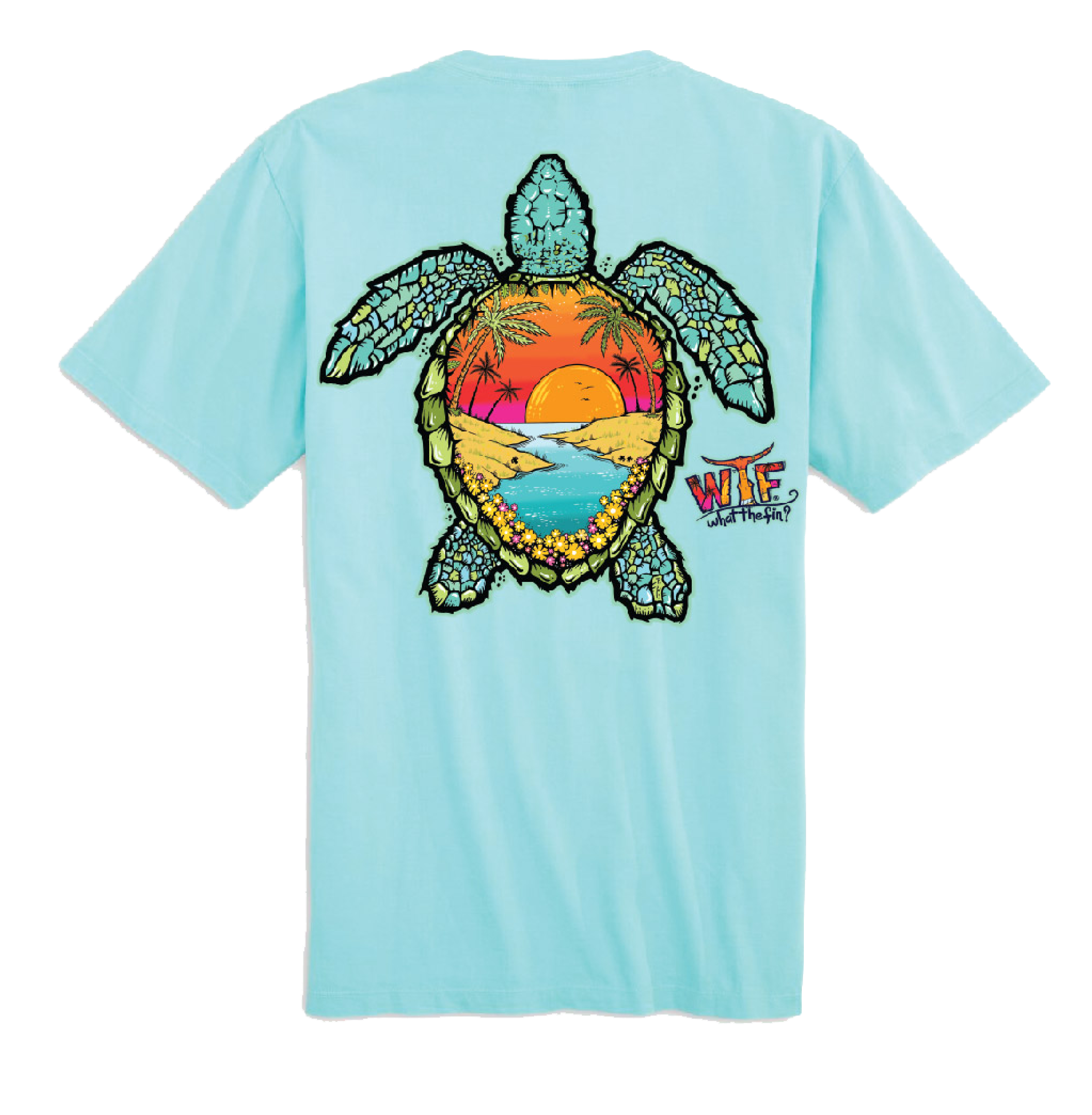 WTF - What The Fin? Short-Sleeve "Feels Good" Soft Cotton T-Shirt ...