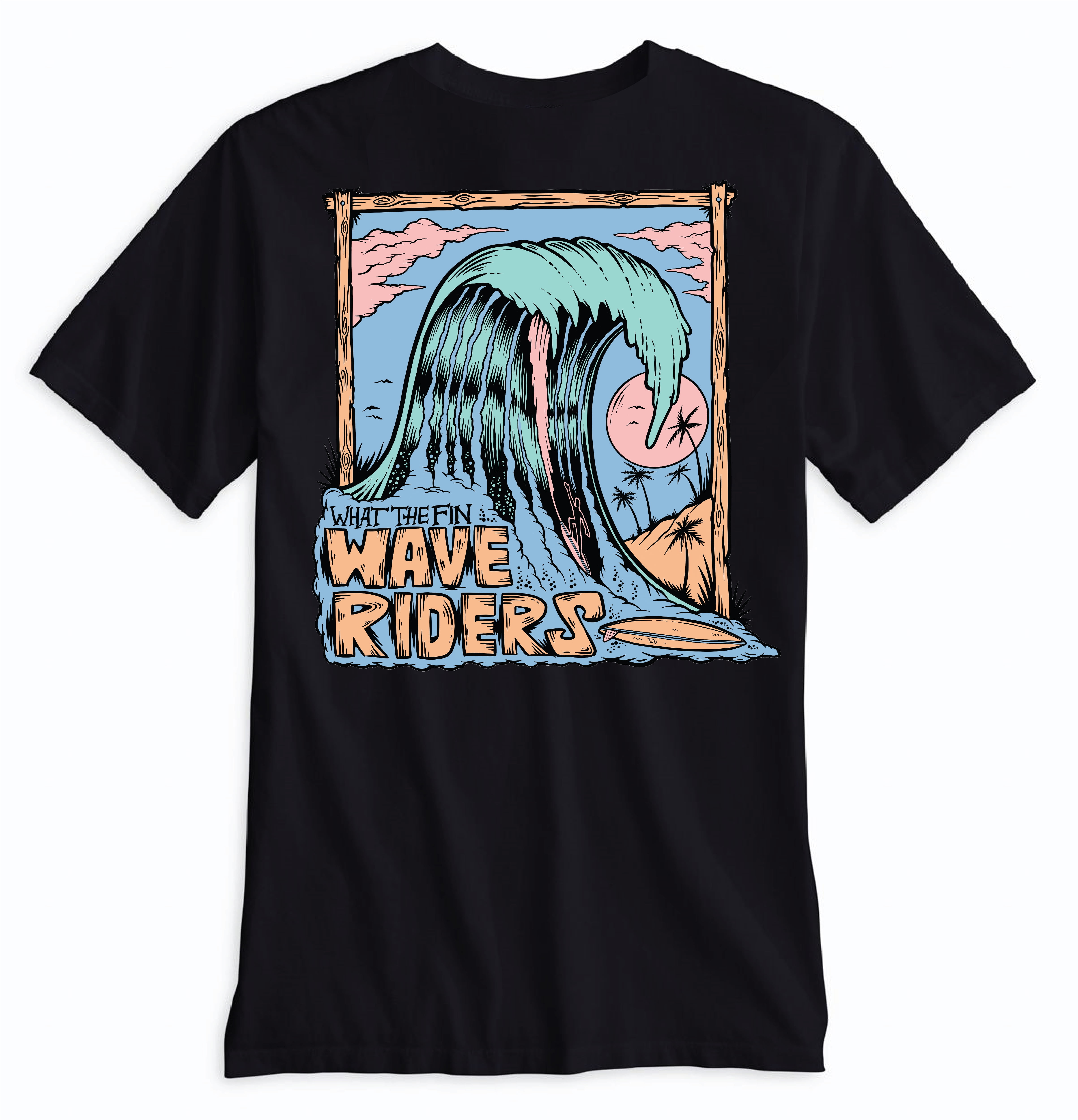 WTF - What The Fin? Short-Sleeve "Feels Good" Soft Cotton T-Shirt ...